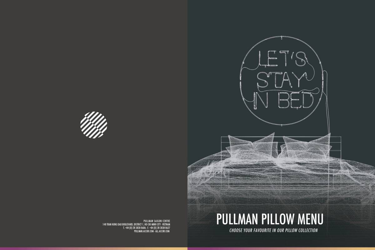 Pullman Saigon Centre - Pillow Menu